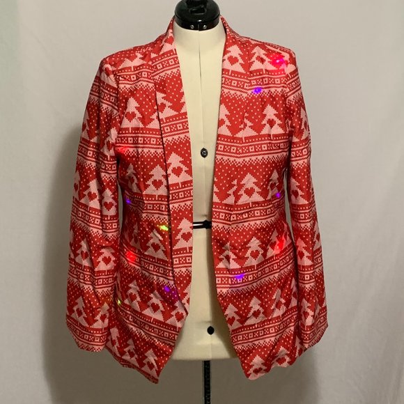 Holiday Time | Jackets & Coats | Ugly Christmas Blazer Coat Jacket Fair ...